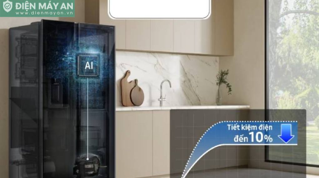 Tủ lạnh Samsung Inverter 655 lít Side By Side RS70F65Q3TSV